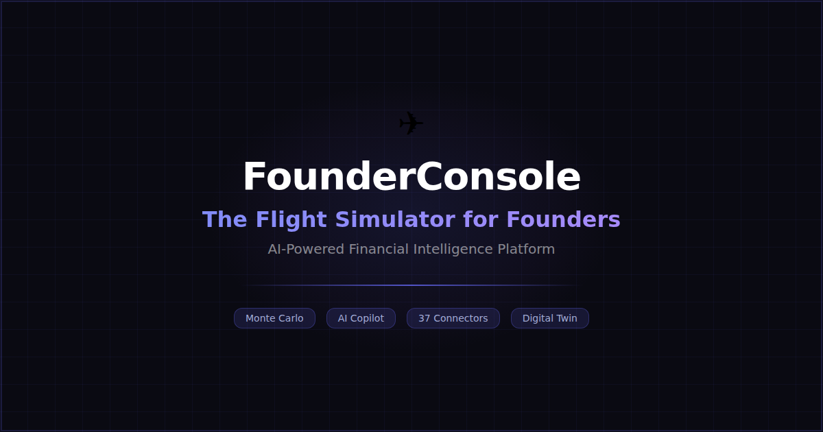 7 Best AI Tools for Startup Financial Planning in 2026 | FounderConsole
